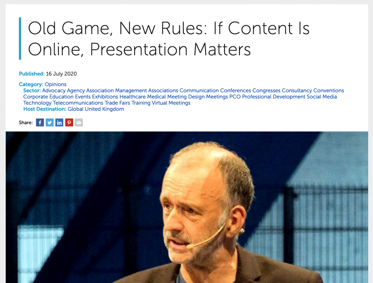 Media, TV & Radio Broadcaster Work | Roy Sheppard